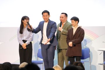 外務省とJICA、吉本興業のODA70周年イベントに、本学生がパネラーとして参加 | 国立大学法人 神戸大学 (Kobe University)